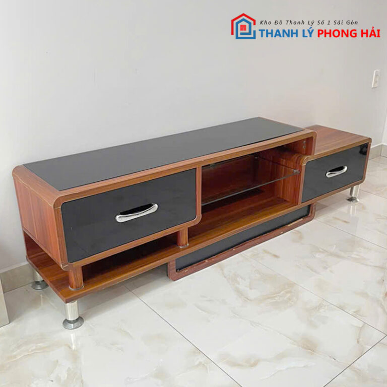 Kệ Tivi Cũ 2m Kiểu Dáng Retro Độc Đáo - Thanh Lý Phong Hải
